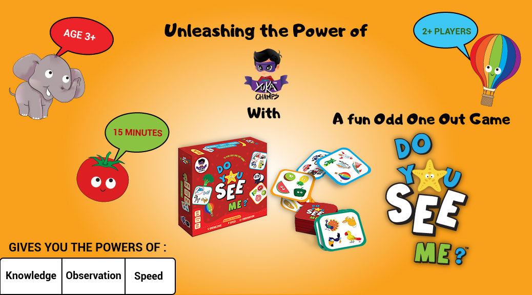 DO YOU SEE ME? – THE GAME OF OBSERVATION & SPEED – Yuka Games