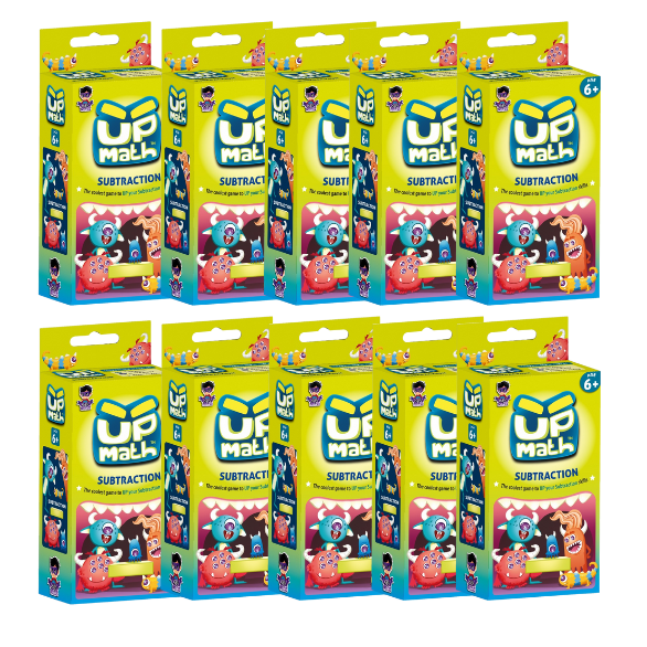 UPMATH SUBTRACTION - Pack Of 10 (Rs 209/game) – Yuka Games
