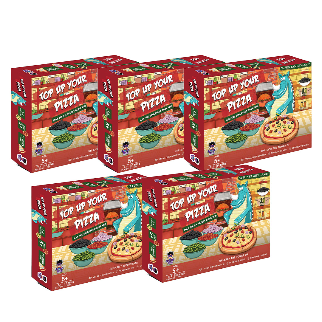 TOP UP YOUR PIZZA - Pack Of 5 (Rs 209/game) – Yuka Games