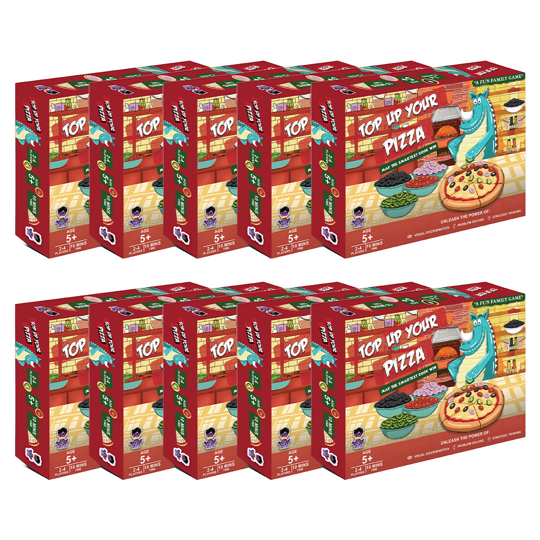 TOP UP YOUR PIZZA - Pack Of 10 (Rs 623/game) – Yuka Games
